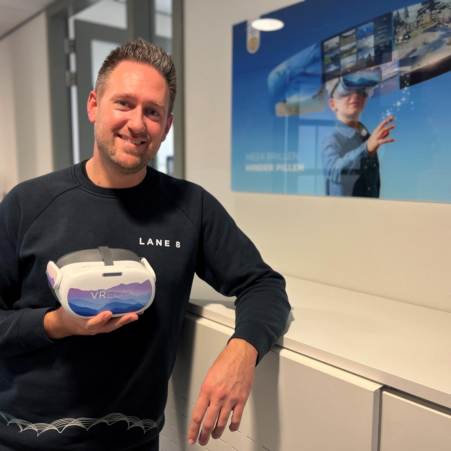 VRelax bestrijdt pijn en stress met virtual reality: 'meer brillen en ...